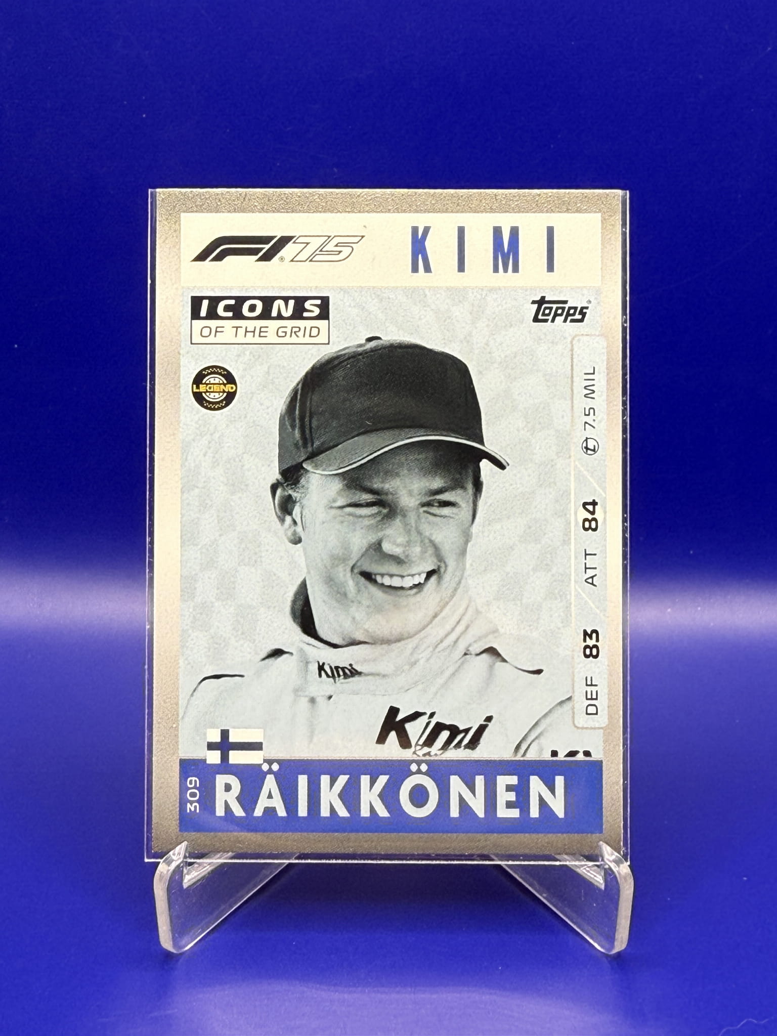 #309 Kimi Räikkönen – Topps F1 Turbo Attax 2025 Icons of the Grid ...