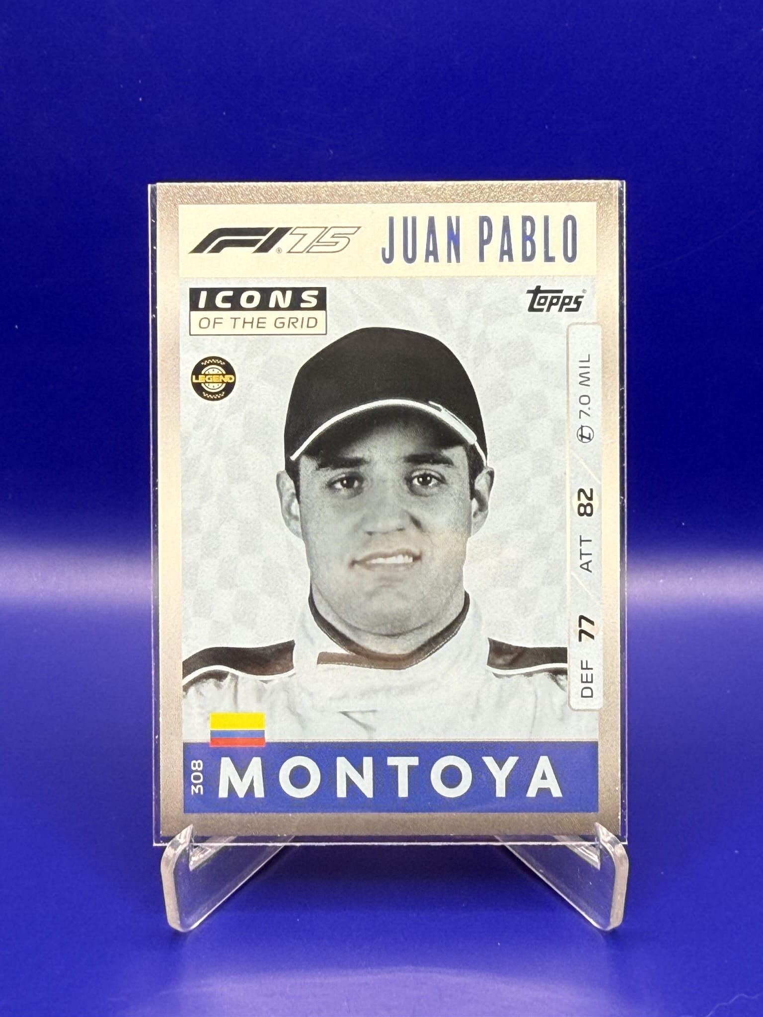 #308 Juan Pablo Montoya – Topps F1 Turbo Attax 2025 Icons of the Grid ...